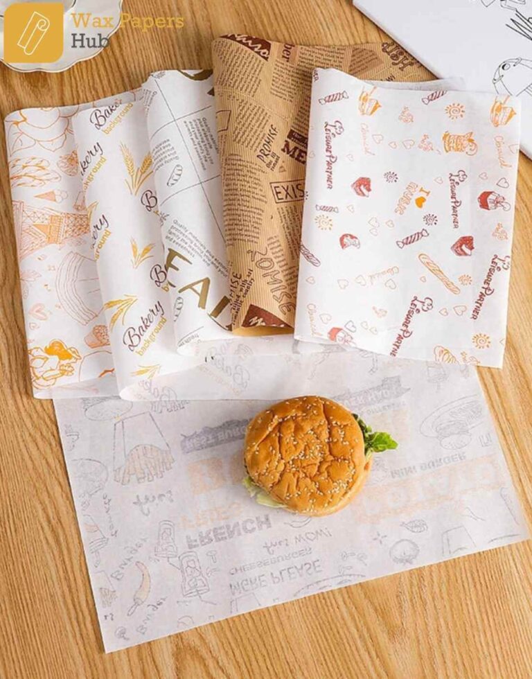 Custom Printed Wax Paper With Logo - Grease Resistant & Food Safe