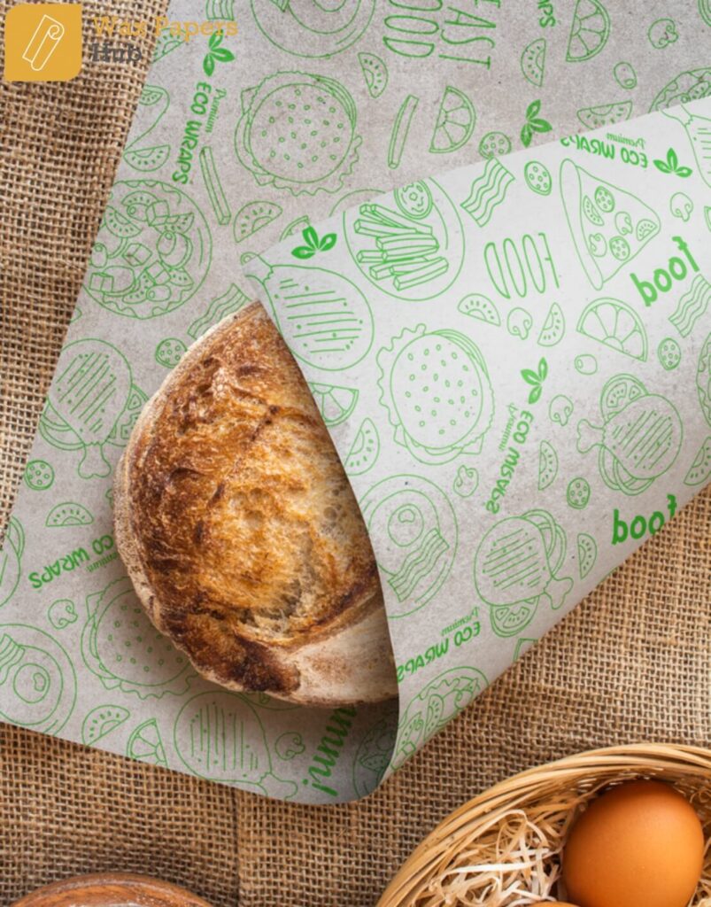 Custom Printed Wax Paper With Logo - Grease Resistant & Food Safe