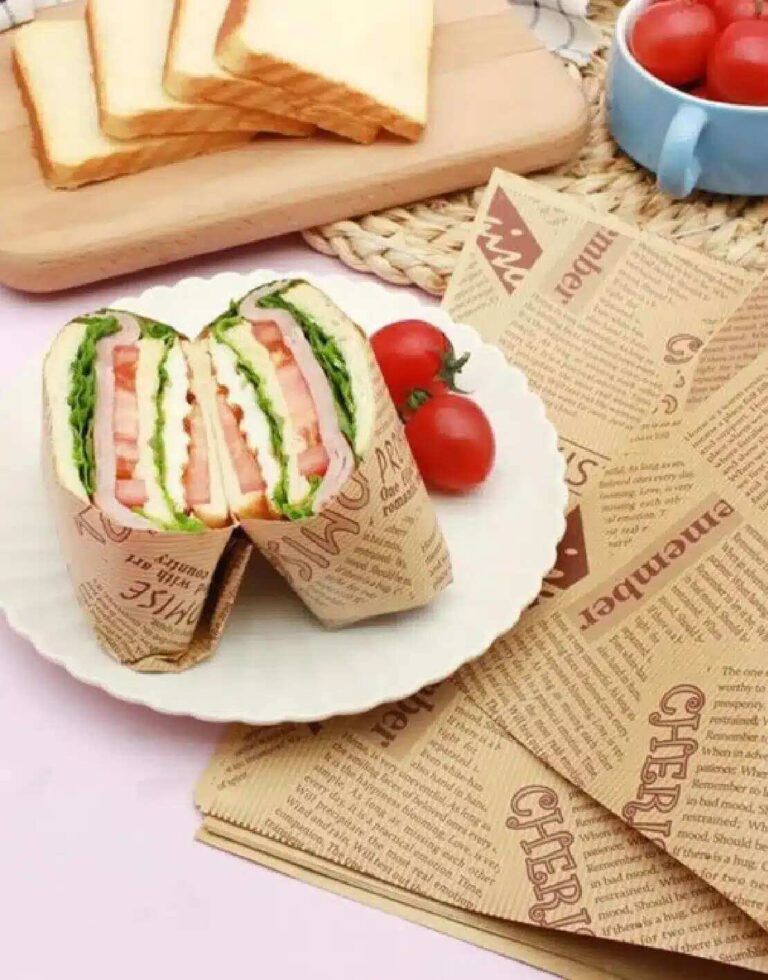 Custom Printed Wax Paper With Logo - Grease Resistant & Food Safe