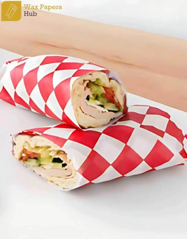 Custom Printed Wax Paper With Logo - Grease Resistant & Food Safe