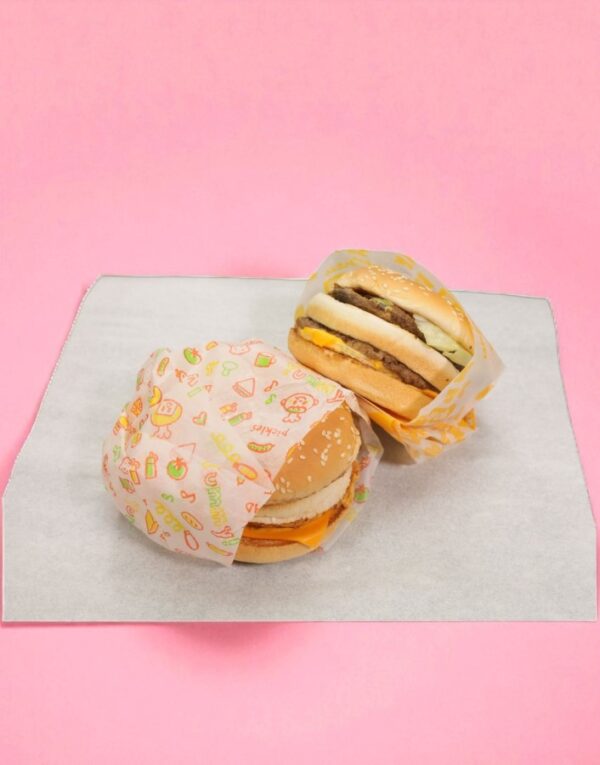 Custom Printed Wax Paper With Logo - Grease Resistant & Food Safe